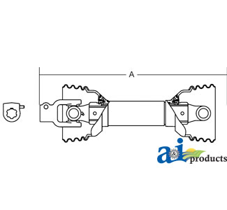Cable; Push/Pull, Selective Control Valve A-RE70355 - Tired Iron ...