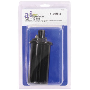 Ignition Coil, 12 VOLT, Internal Resistor A-21A513 - Tired Iron Tractor ...