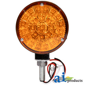 Hazard Orange Lights For Tractors 17" Rooftop Strobe Flashing Light