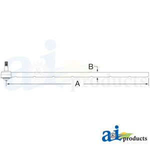 Tie Rod End, Outer, RH Thread A-86526972 - Tired Iron Tractor Parts