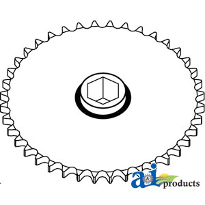 A&I Products Upper Drive Roll Sprocket Part no. A-AE39654 for sale ...