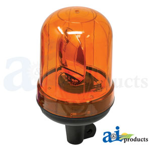 Rotating Beacon, Amber, Pipe Type, Flexible Base A-RB9811A - Tired Iron ...