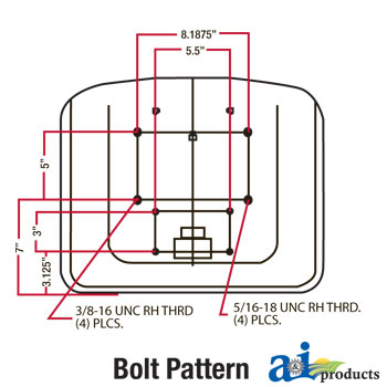 SEAT - DEERE TY15863 HIGH-BACK SEAT A-B1TY15863 - Tired Iron Tractor Parts
